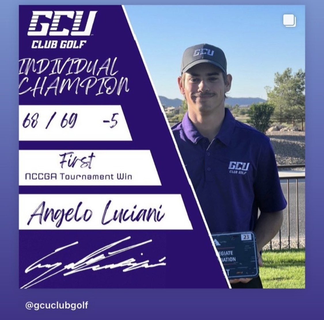 Alumni Thriving - Angelo Luciani - First Tee - West Michigan