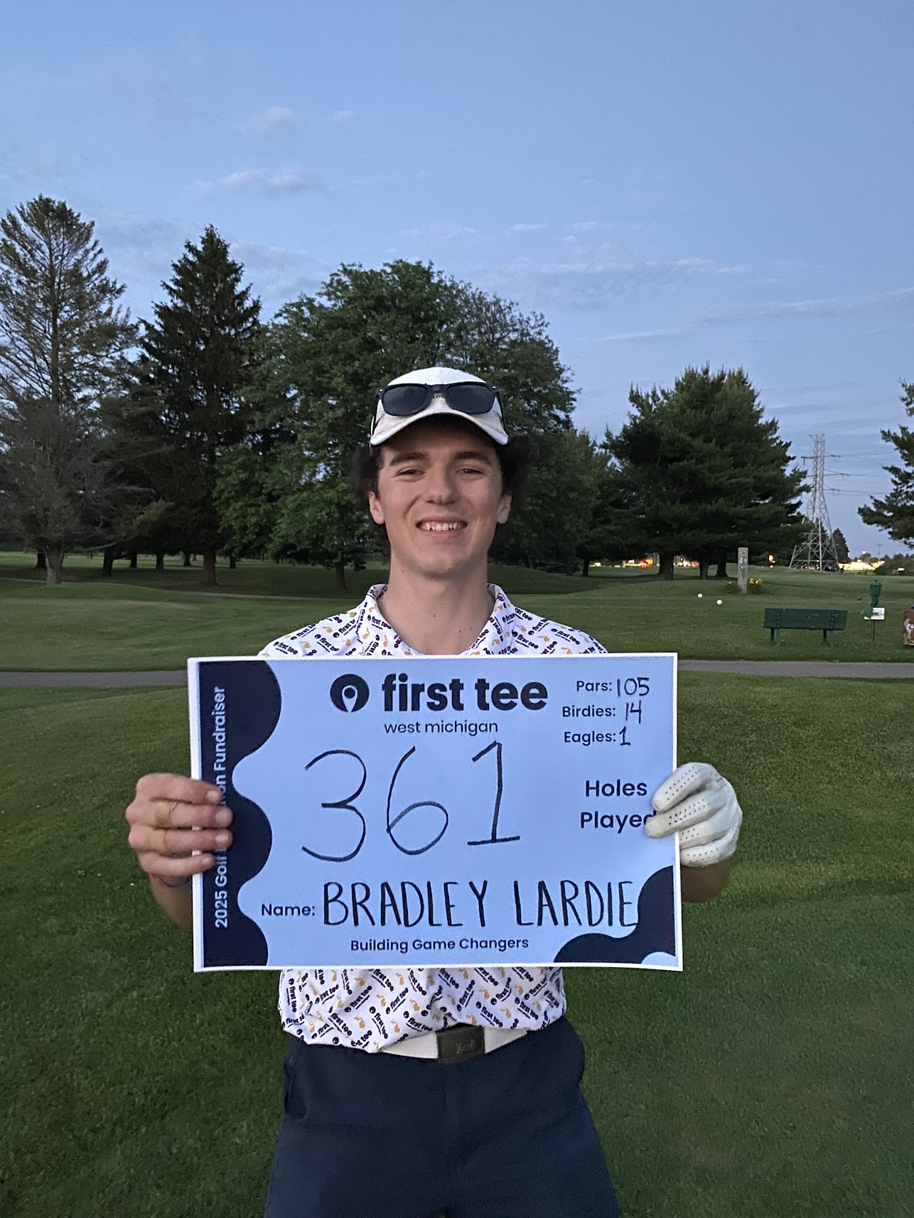 Bradley Lardie Plays 361 Holes in One Day at Eastern Hills Golf Course ...